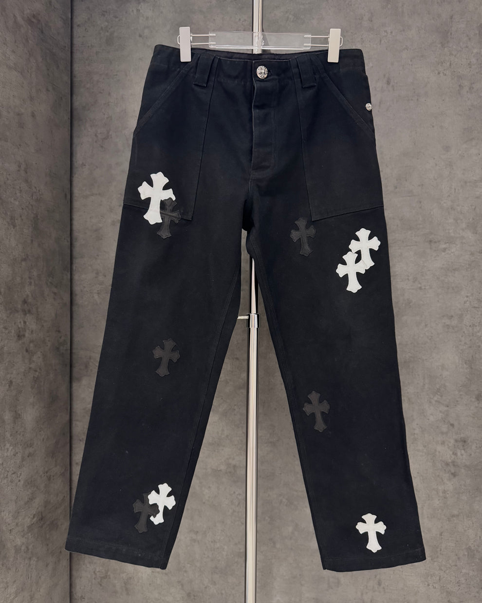 Chrome Hearts Black&White Cross Patch Fatigue Pants 工裝褲 – LIT select